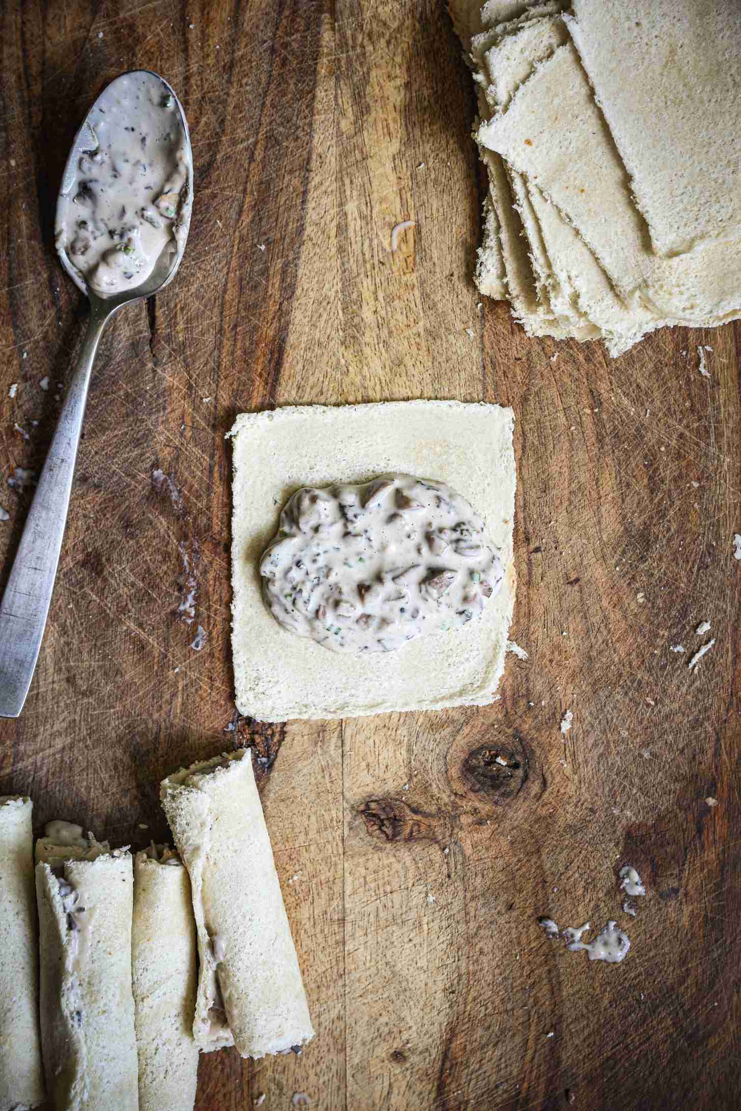 Delicious Mushroom Rolls Appetizer