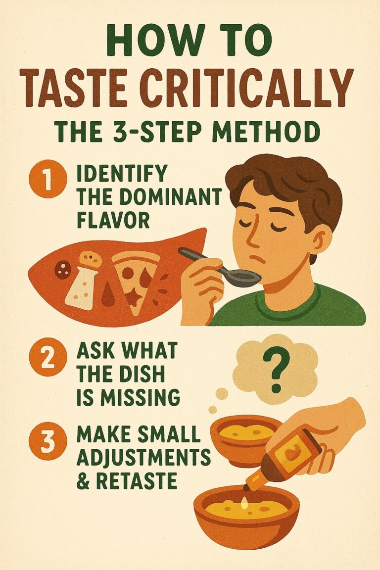 How to Taste Critically: The 3-Step Method