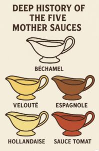 Deep History of the Five Mother Sauces - Savory Kitchin